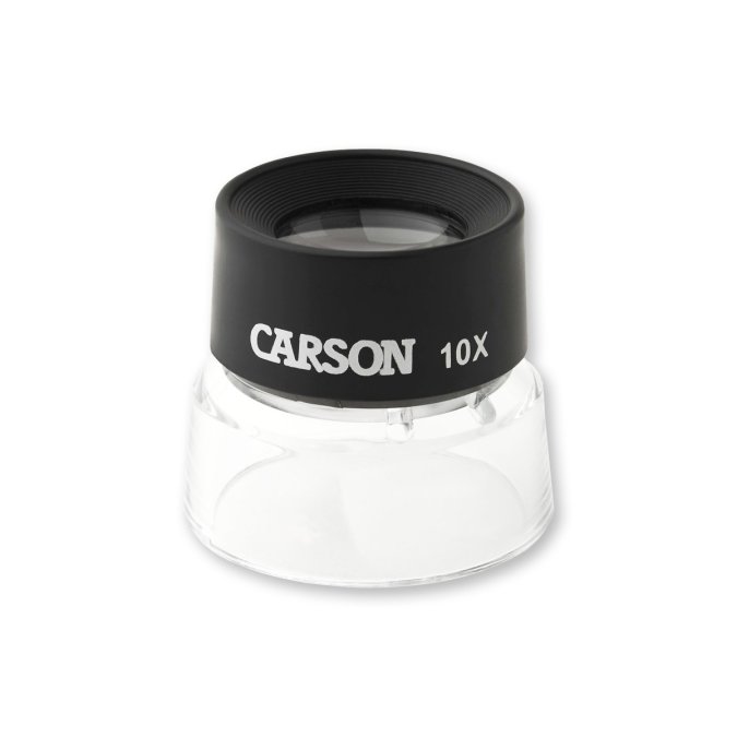 Carson LumiLoupe 10x magnifying glass | ieskaties.lv